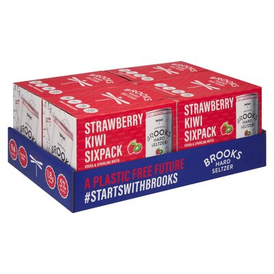 Brooks Strawberry Kiwi Seltzer Can 24 x 300ml | PnP