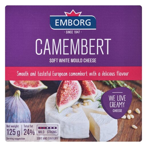 Emborg Camembert Soft White Mould Cheese 125g | PnP