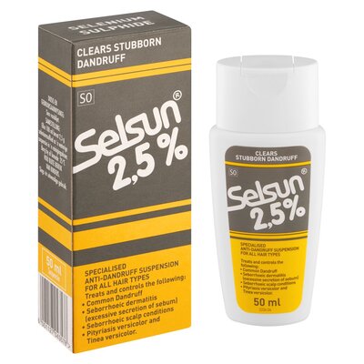 Selsun Medicated Shampoo Treatment 2.5% 50ml | PnP