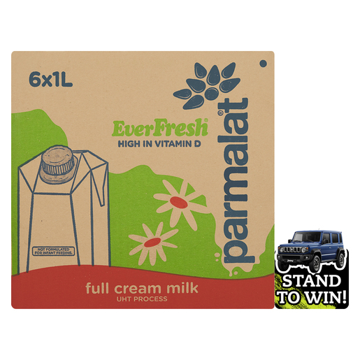 Parmalat Everfresh Full Cream Long Life Milk 6 x 1L | PnP