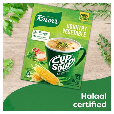 Knorr Cup A Soup Country Vegetable 4 Pac | PnP