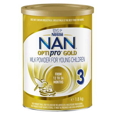 Nestle Nan Optipro Gold Stage 3 Gold Milk Powder 1.8kg | PnP