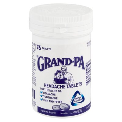 Grand-pa Headache Tablets 76s | PnP