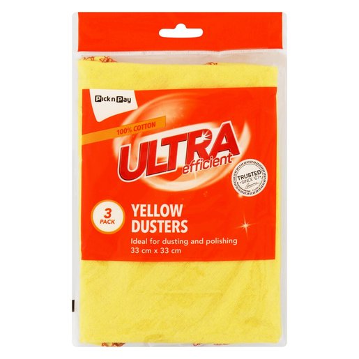 PnP Ultra Yellow Dusters 3 Pack | PnP