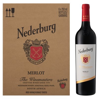 Nederburg Merlot 750ml x 6 | PnP