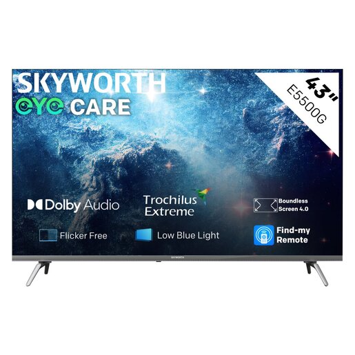 Skyworth 43 Inch Fhd Google Tv 43E5500G | PnP