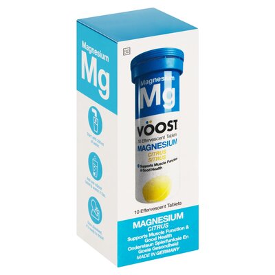 Voost Magnesium Citrus Fizzy 10 Effervescent Tablets | PnP