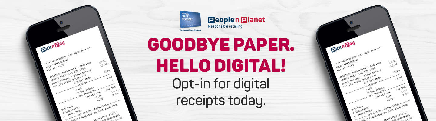 Digital Receipts | PnP Home