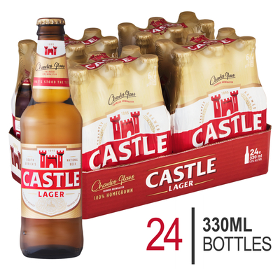 Castle Lager Local Beer 24 x 330ml | Smart Price Specials | PnP Home