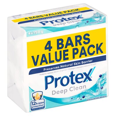 Protex Deep Clean AntiGerm Bar Soap 4 x 150g | PnP