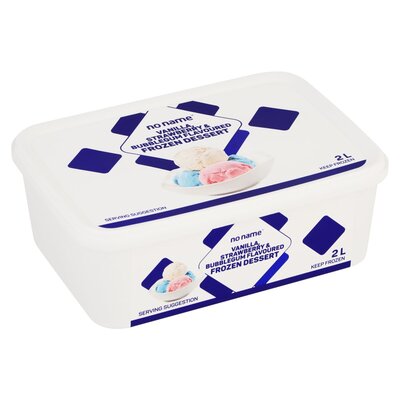 No Name Bubblegum, Strawberry & Vanilla Flavoured Frozen Dessert 2L | PnP