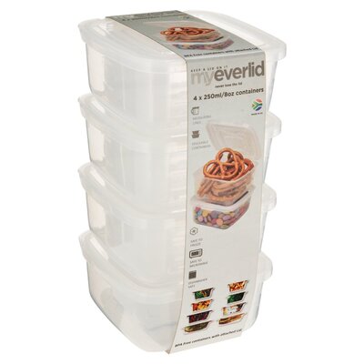 Everlid Food Saver Set 250ml 4 Pack | PnP