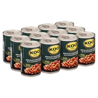 Koo Speckled Sugar Beans 410g x 12 | PnP
