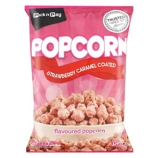 PnP Strawberry Caramel Coated Popcorn 150g | PnP