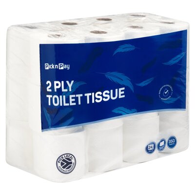 PnP 2 Ply Toilet Paper 24 Pack | PnP