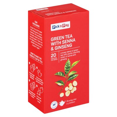 PnP Senna & Ginseng Green 20 Pack | PnP
