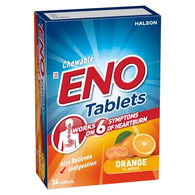 Eno Chewable Orange Flavour 24 Tablets | PnP