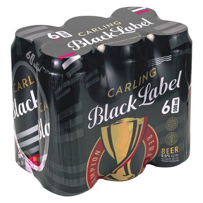 Carling Black Label Can 6 x 500ml | PnP
