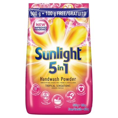 Sunlight Tropical Sensation 5in1 Hand Washing Powder 600g | PnP