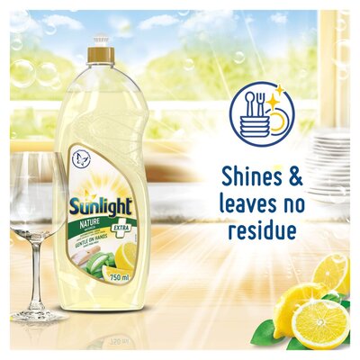 Sunlight Nature Degreasing Dishwashing Liquid Detergent 750ml | PnP