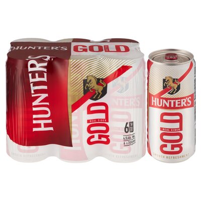 Hunters Gold Can 6 x 300ml | PnP