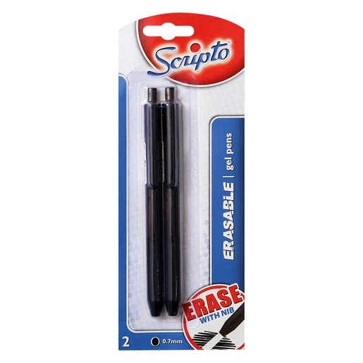Scripto Black Erasable Gel Pen | PnP