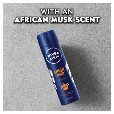 Nivea Men Fresh Musk Deodorant Body Spray 150ml | PnP