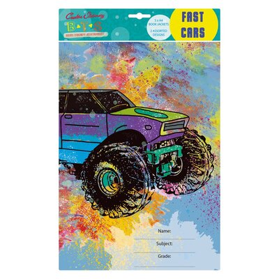 Creative A4 Book Jacket Dc Fast Cars 5 Pack | PnP