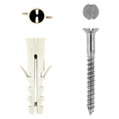 Eureka Wall Plug & Screw 4.5 x 38mm P7 6 Pack | PnP