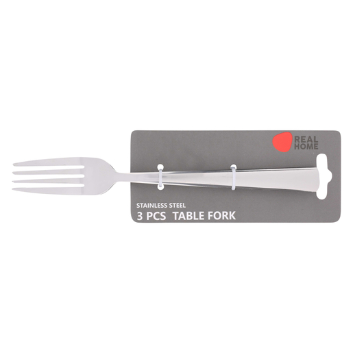 Real Home Stainless Steel Table Fork 3 Piece | PnP