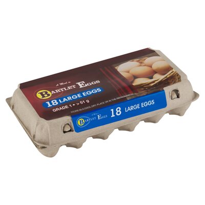 Bartlet Large Eggs 18 Pack | PnP