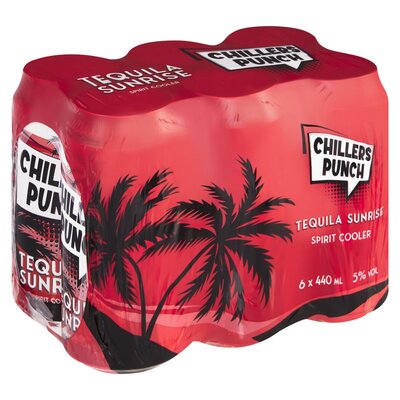 Chillers Punch Tequila Sunrise 6 x 440ml | PnP