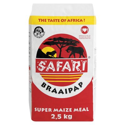 Safari Braaipap Super Maize Meal 2.5kg | PnP