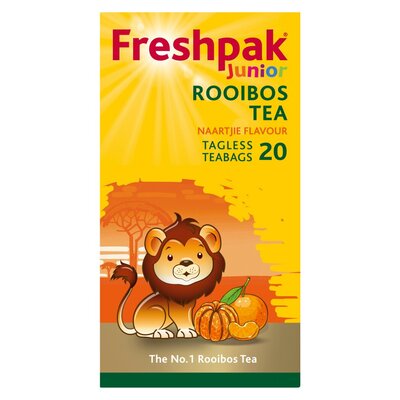 Freshpak Junior Naartjie Flavour Rooibos Tagless Teabags 20 Pack | PnP
