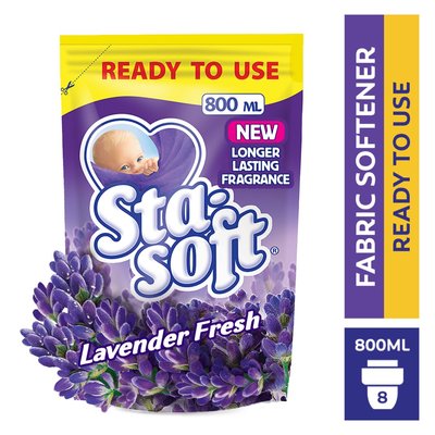 Sta-Soft Lavender Fabric Softener Doypack 800ml | PnP