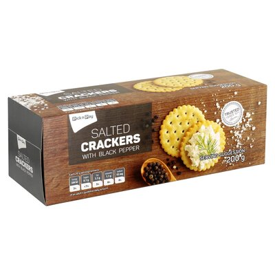 PnP Salted Crackers with Black Pepper 200g | Smart Price Specials | PnP ...