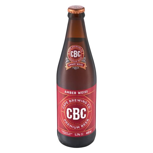 CBC Amber Weiss Beer 440ml x 1 | PnP