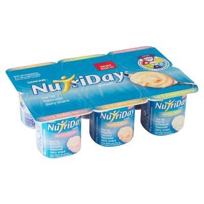 Danone Nutriday Low Fat Smooth Tropical Fruit Dairy Snack 6 x 100g | PnP