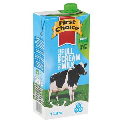 First Choice UHT Full Cream Milk 1L | PnP