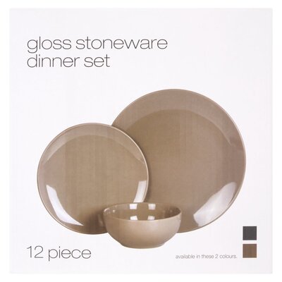 Home Matt Stoneware Dinnerware Set 12 Piece | PnP