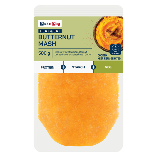 PnP Heat & Eat Butternut Mash 500g | PnP