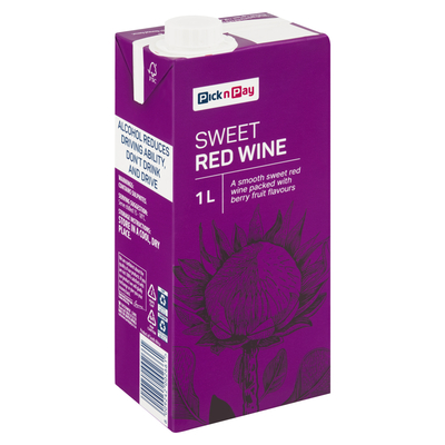PnP Sweet Red Wine 1L | PnP