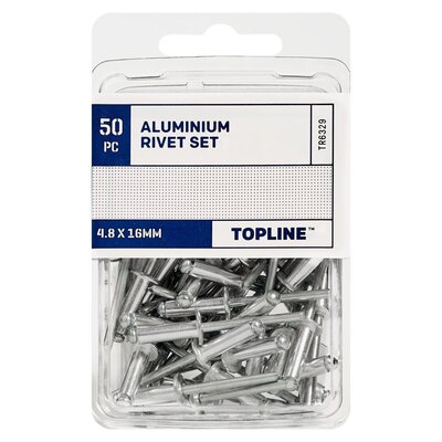 Topline Standard Rivets Aluminium 4.8x16mm 50 Pack | PnP