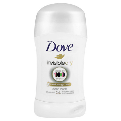 Dove Invisible Dry Clean Touch Deodorant Stick 40ml | PnP