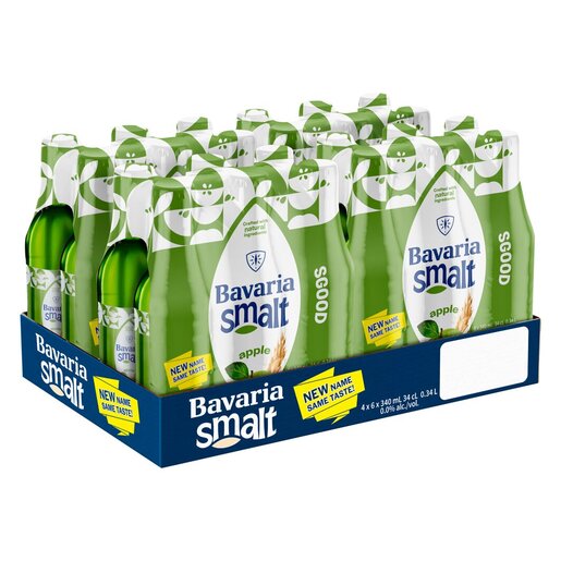 Bavaria Non-Alcoholic Apple Flavoured Malt Drink 24 x 340ml | PnP