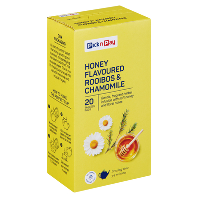 PnP Honey Rooibos & Chamomile Tea 20 Pack | PnP