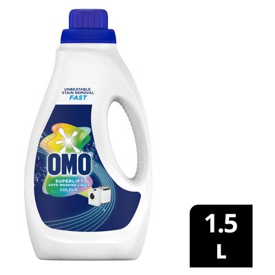 Omo Colour Care Stain Removal Auto Washing Liquid Detergent 1.5L ...