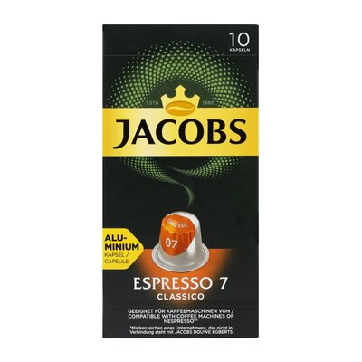 Jacobs Espresso Classico Intensity 7 Coffee Capsules 10s | PnP