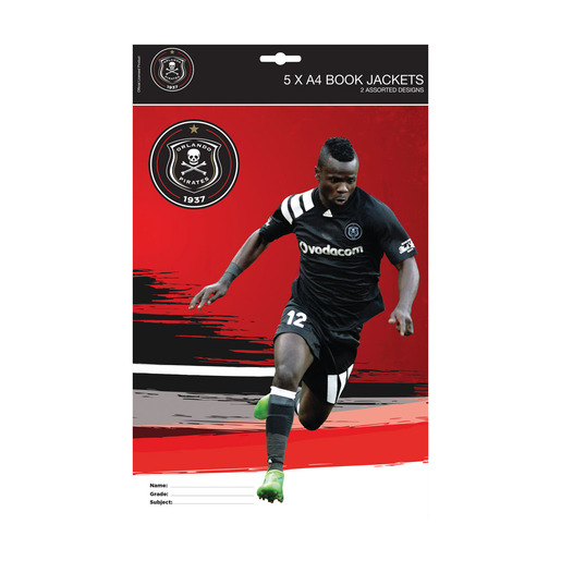 Creative Orlando Pirates A4 Book Jackets | PnP