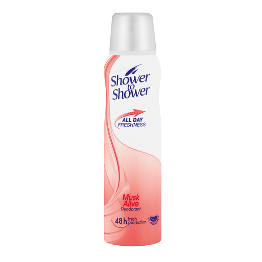 Shower To Shower Musk Alive Deodorant 150ml | PnP